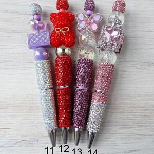 Rhinestone Beaded Pens • Sparkly Pens • Elegant Crystal Pens • Pens for ...