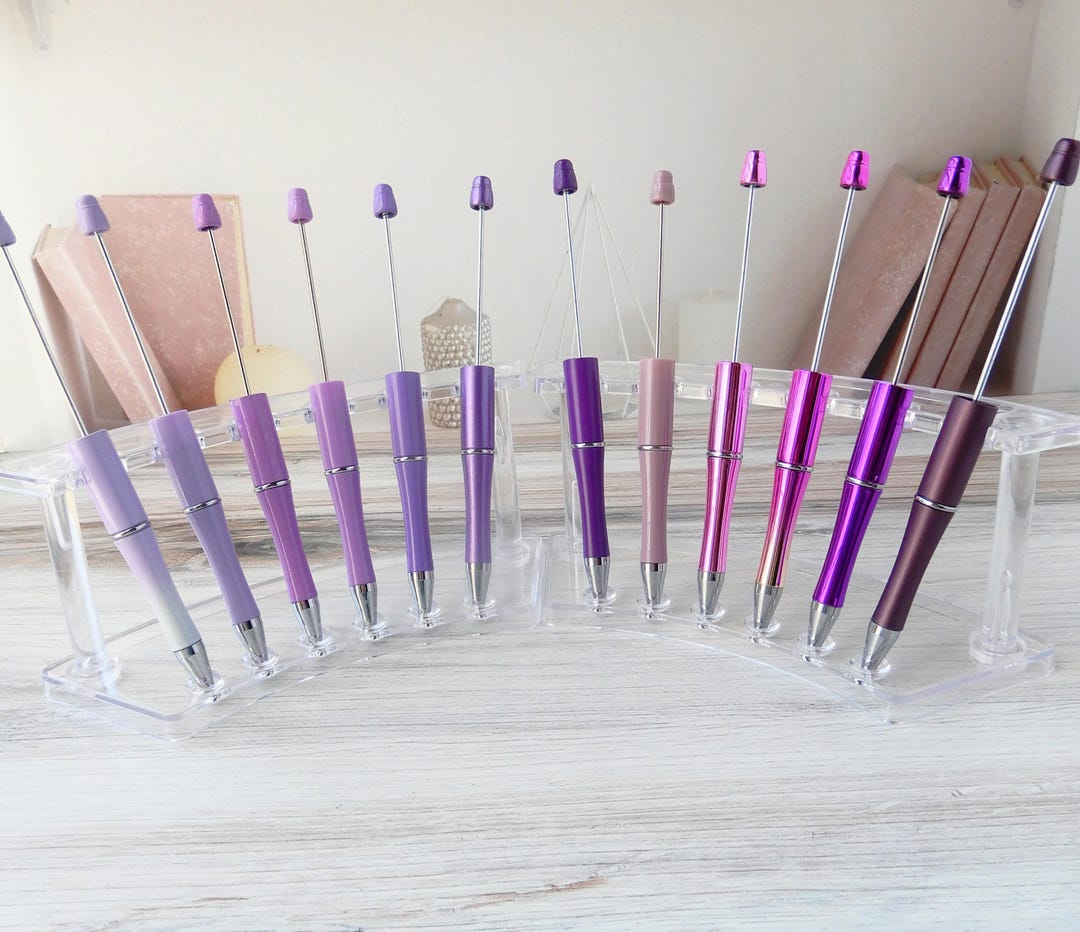 Beaded Pen Blanks • DIY Crafting Pens • Purple Pens to Bead • Purple ...
