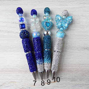 Rhinestone Beaded Pens • Sparkly Pens • Elegant Crystal Pens • Pens for ...