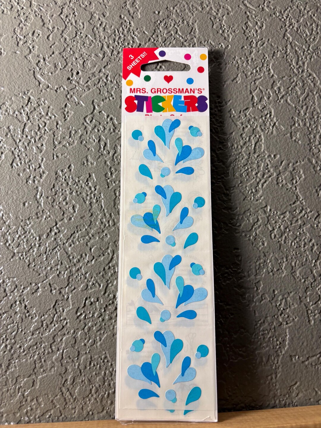 Vintage Mrs. Grossman’s Splash Stickers – Unopened 3-sheet Sticker ...