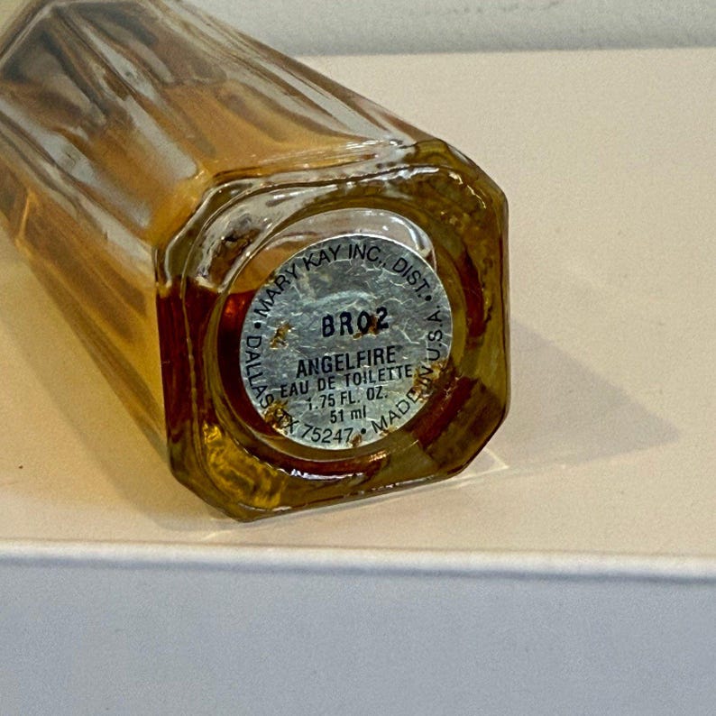 Vintage Mary Kay Angelfire Eau De Toilette 1.75 Oz / 75% Full Rare HTF ...