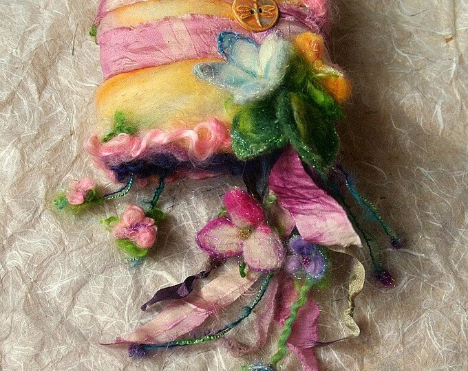 Reserved Felted Wool Journal Art Book Enchanted Forest Art - Etsy