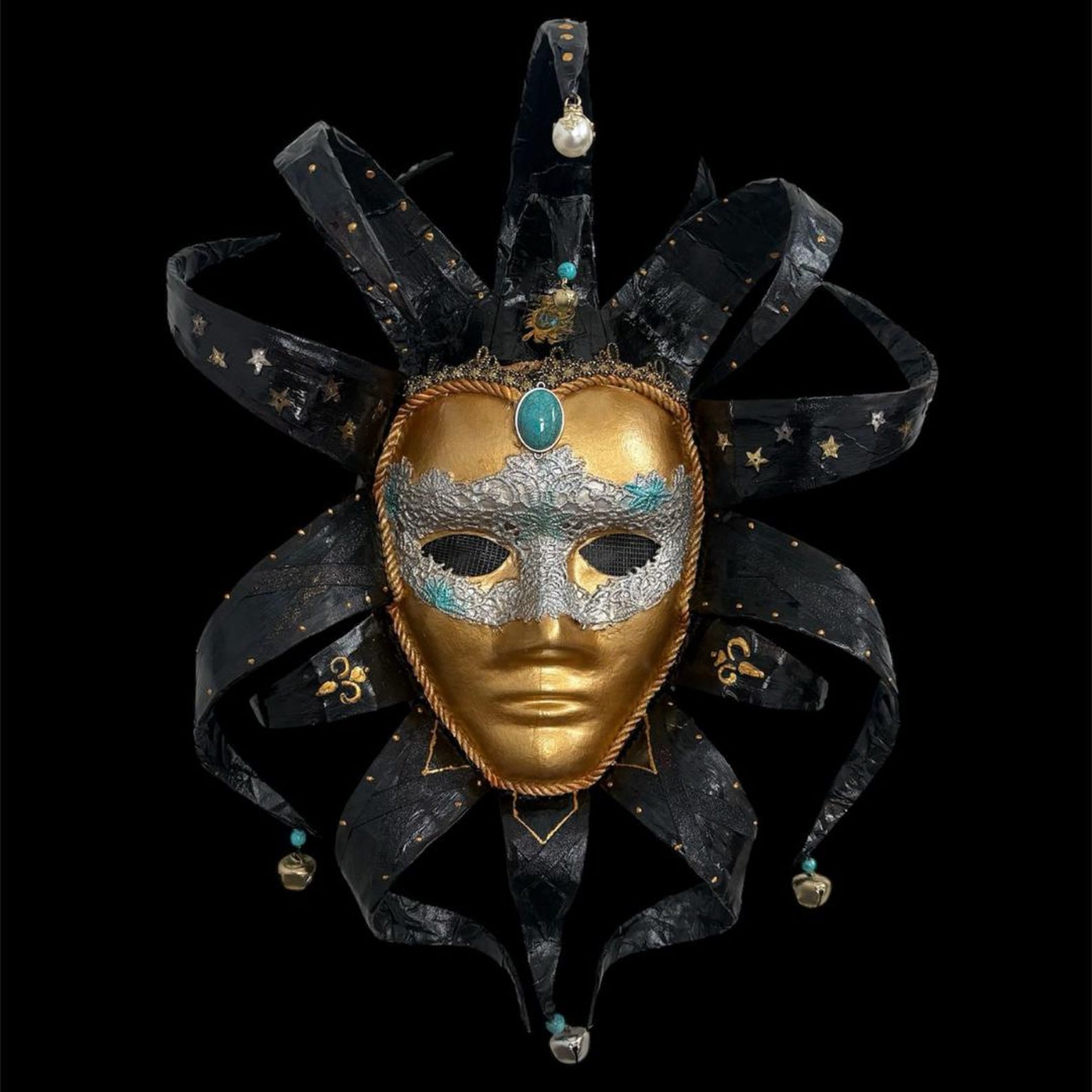 Venetian Mask | Arlecchino | Wall Decor | Handmade | Harlequin ...