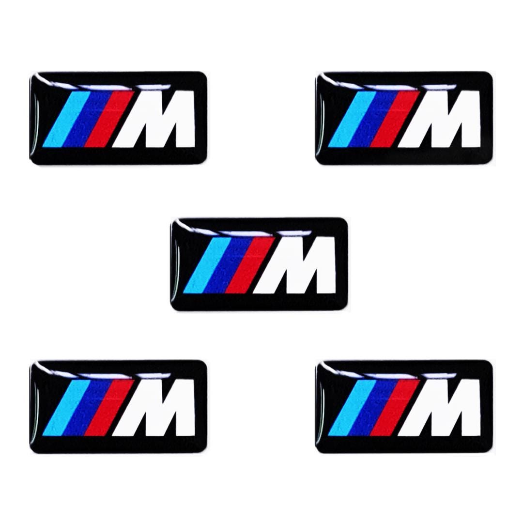 BMW M Performance 3D Emblem Sticker for Rim/wheel - 17 X 9 Mm - 5 X ...