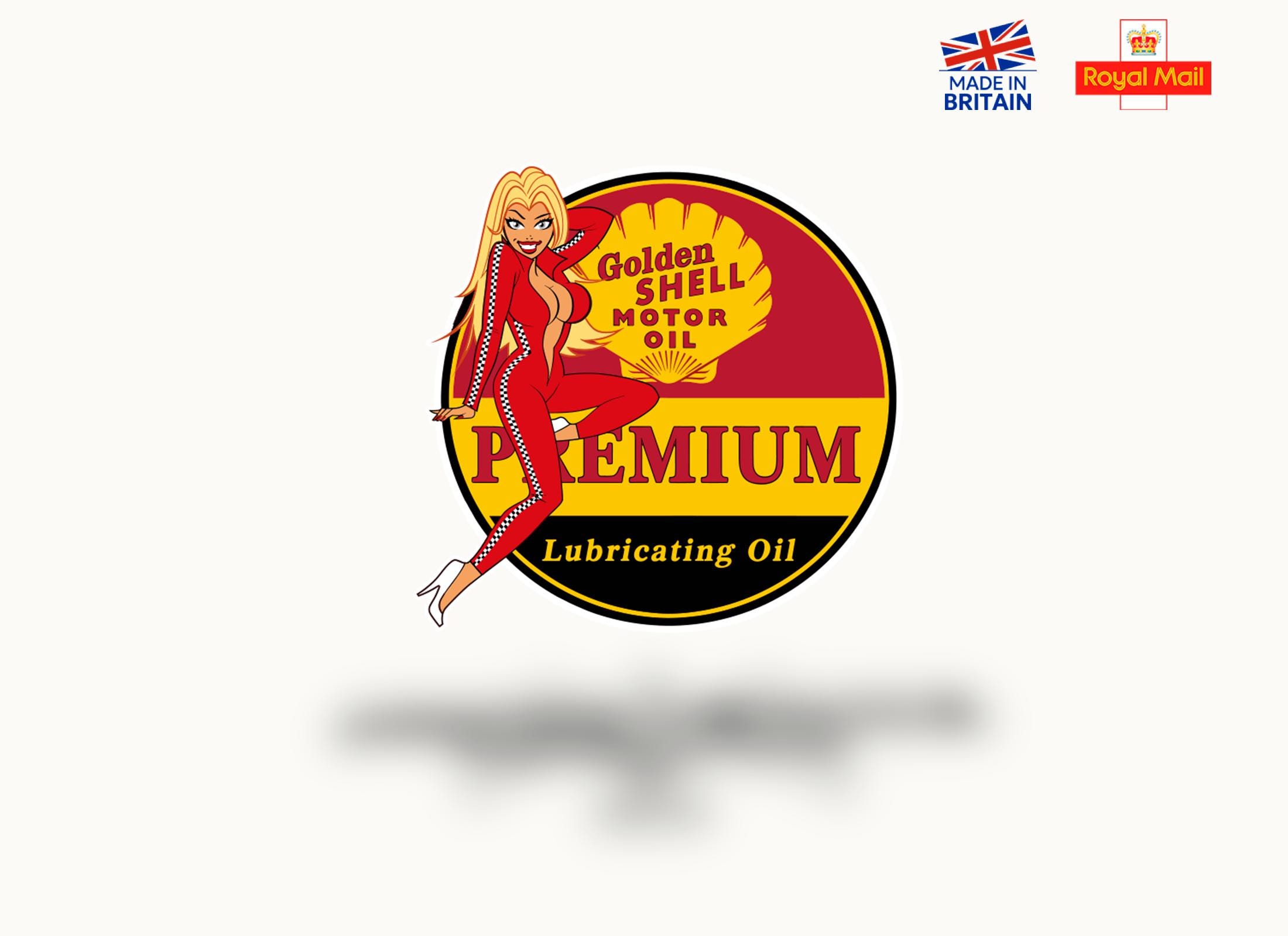 2x SHELL Oil Sticker Vintage Sticker Car Motorcycle Retro Gasoline ...