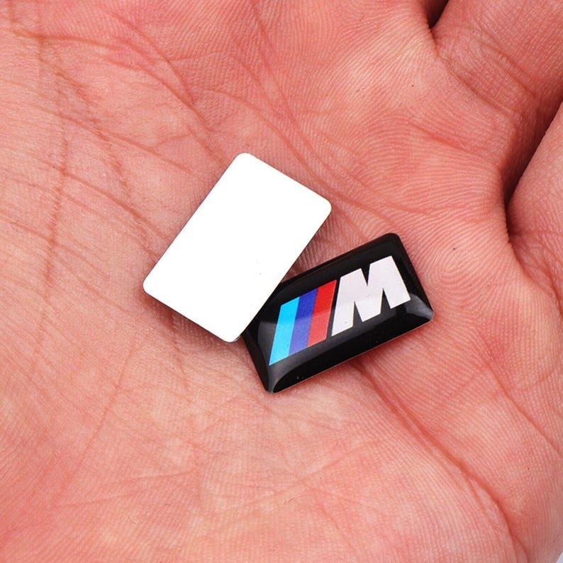 BMW M Performance 3D Emblem Sticker for Rim/wheel - 17 X 9 Mm - 5 X ...