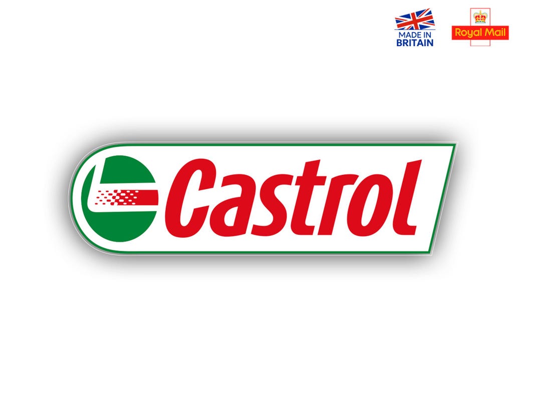 2x Castrol Oil Sticker Vintage Sticker Car Motorcycle Retro Gasoline ...