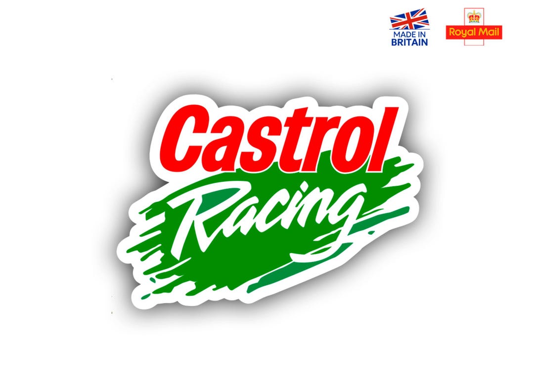2x Castrol Oil Sticker Vintage Sticker Car Motorcycle Retro Gasoline ...