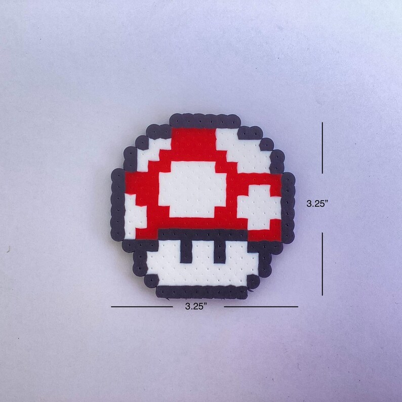 3D Mario Mushroom Decor: Super Mario World Gamer Gift / Power up / Toad ...