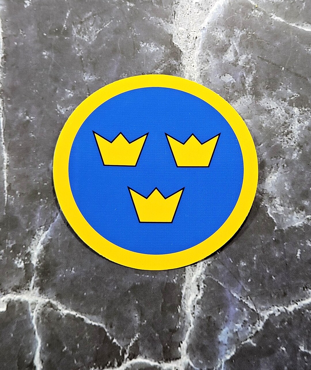 Swedish Air Force Roundel Vynil Sticker / Gift Sticker for Laptop ...