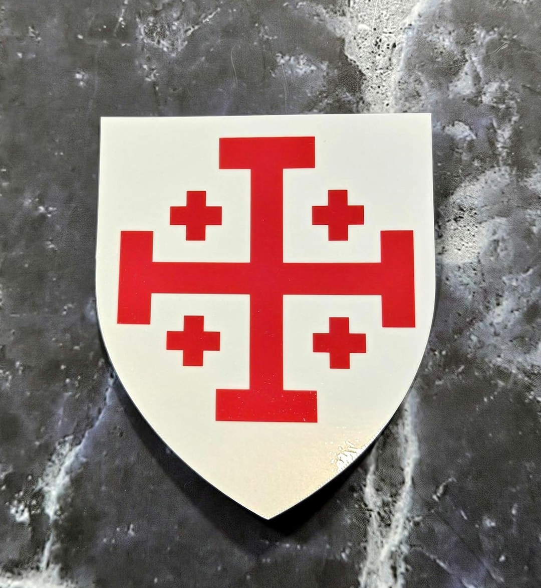 Coat of Arms of the Order of the Holy Sepulchre Sticker , Crusader ...