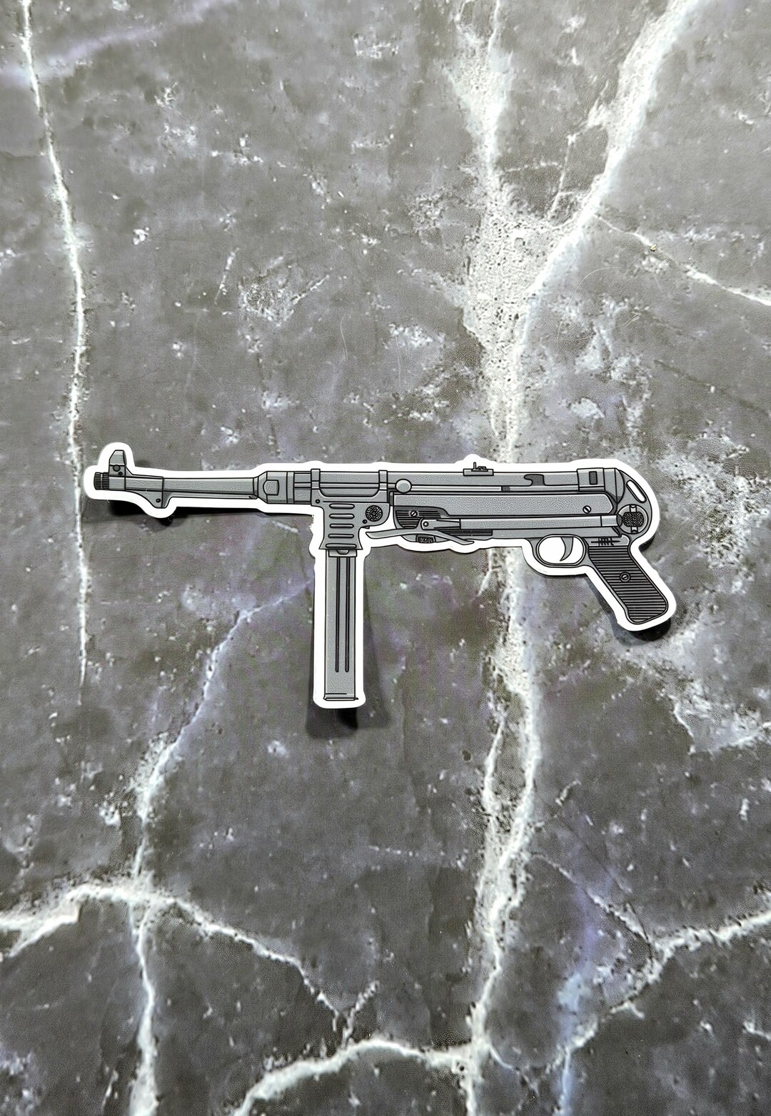 MP40 SMG Vynil Sticker / Gift Sticker for Laptop, Suitcase, Water ...
