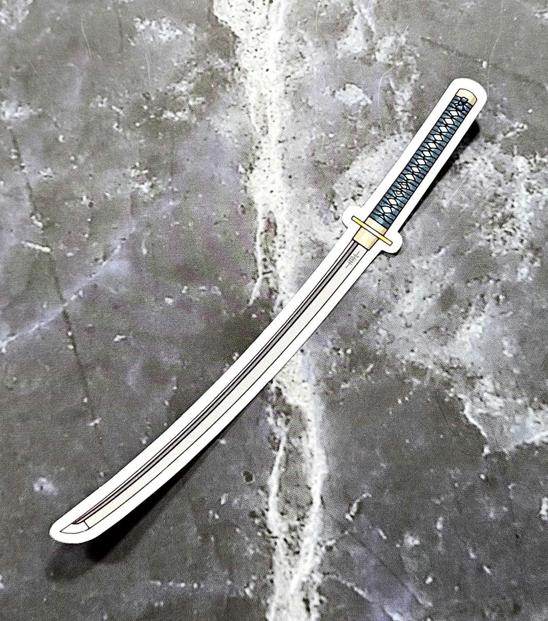 Japanese Katana Sticker , Japanese Sword Sticker, Katana Sticker, Gift ...