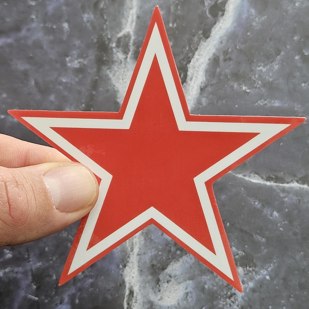 Soviet Air Force Insignia Vinyl Sticker - USSR Aviation Star Laminated ...