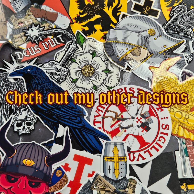 Gott Mit Uns Cross Vinyl Sticker - German Empire Kaiserstandarte ...