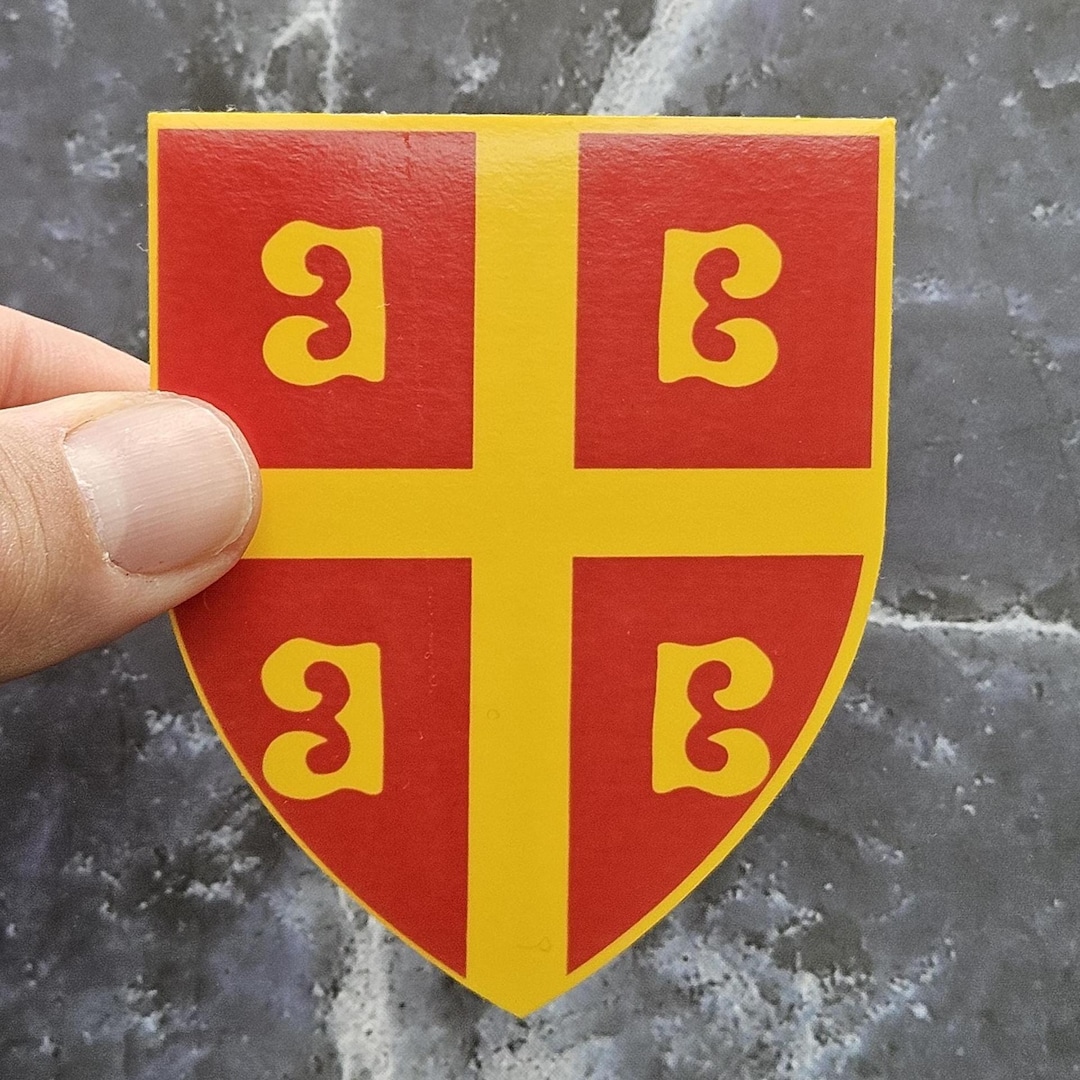 Coat of Arms of the Byzantine Empire Vinyl Sticker - Byzantine Shield ...