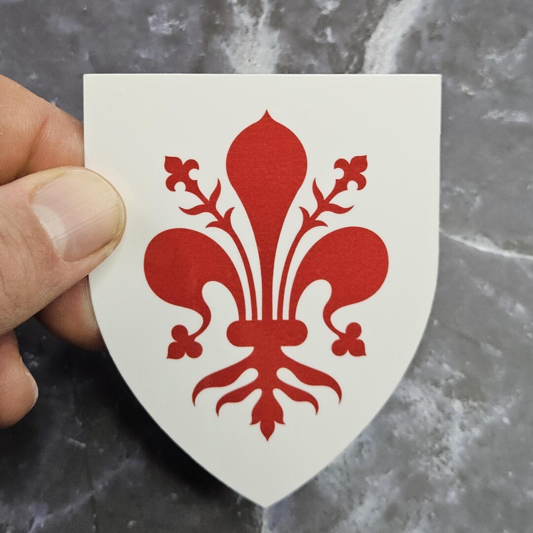 Coat of Arms of Florence Vinyl Sticker - Florence Heraldic Laminated ...