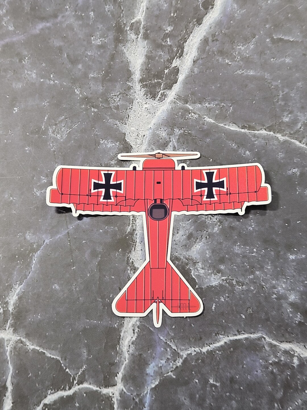 Fokker Dr1 Red Baron Sticker Vynil Diecut Laminated - Etsy