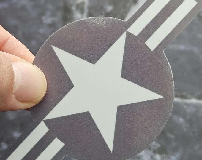 Air Force Decal - Insignia Star and Bars Roundel - U.S. National ...