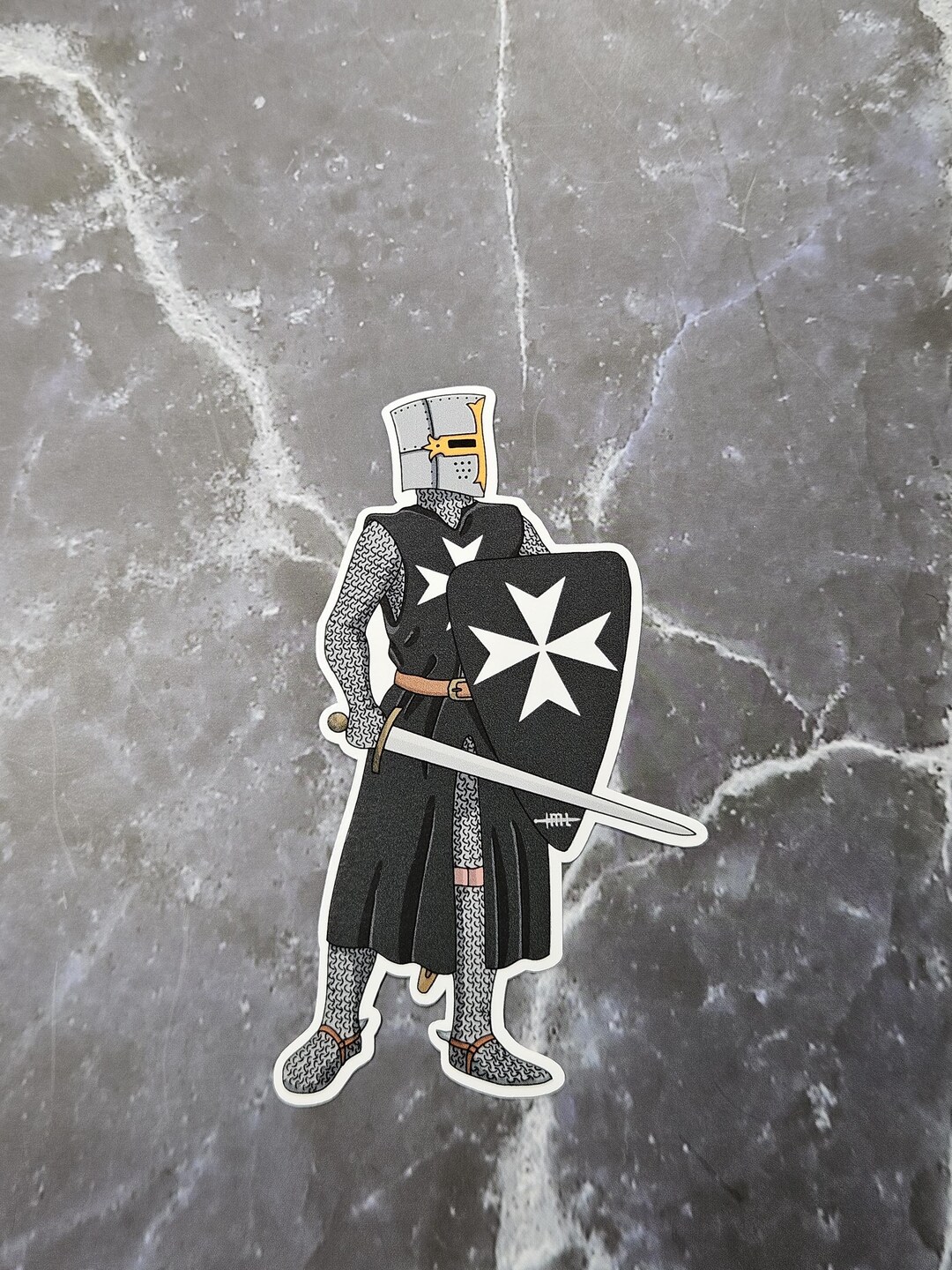 Knight Hospitaller Sticker Vynil Diecut Laminated - Etsy