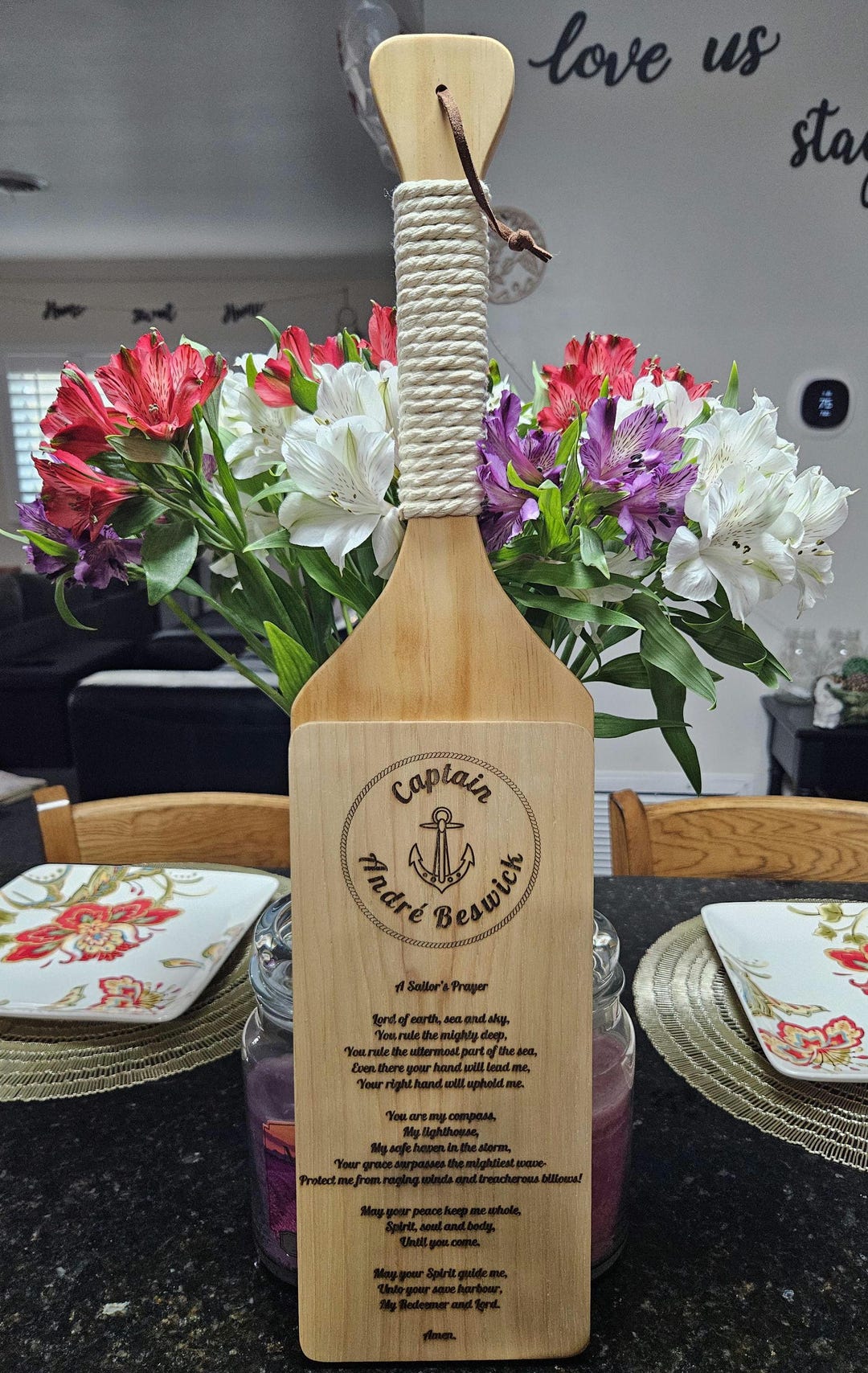 Hand-made Wood Oar Plaque - Etsy