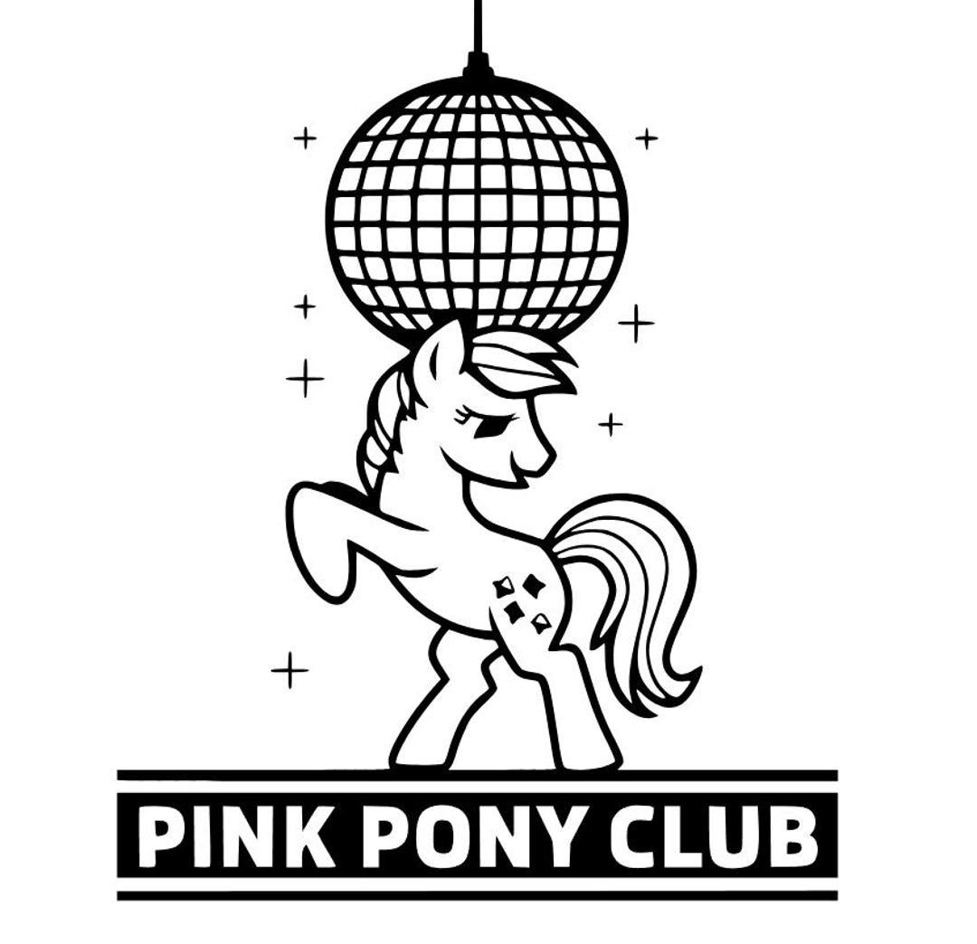 Pink Pony Club SVG File - File for Cricut, Silhouette, Glowforge ...