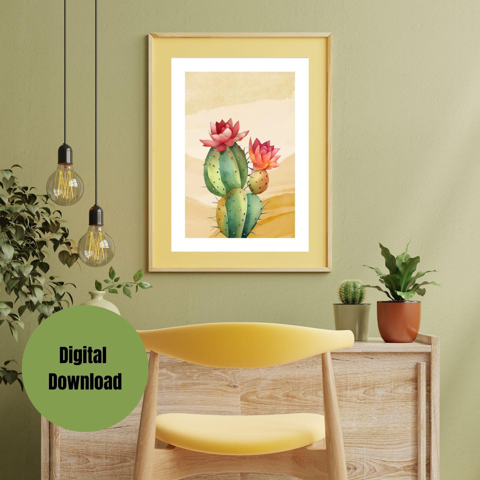 Set of 3 Fun Cactus/cacti Prints for the Home. Fun and Quirky Cactus ...