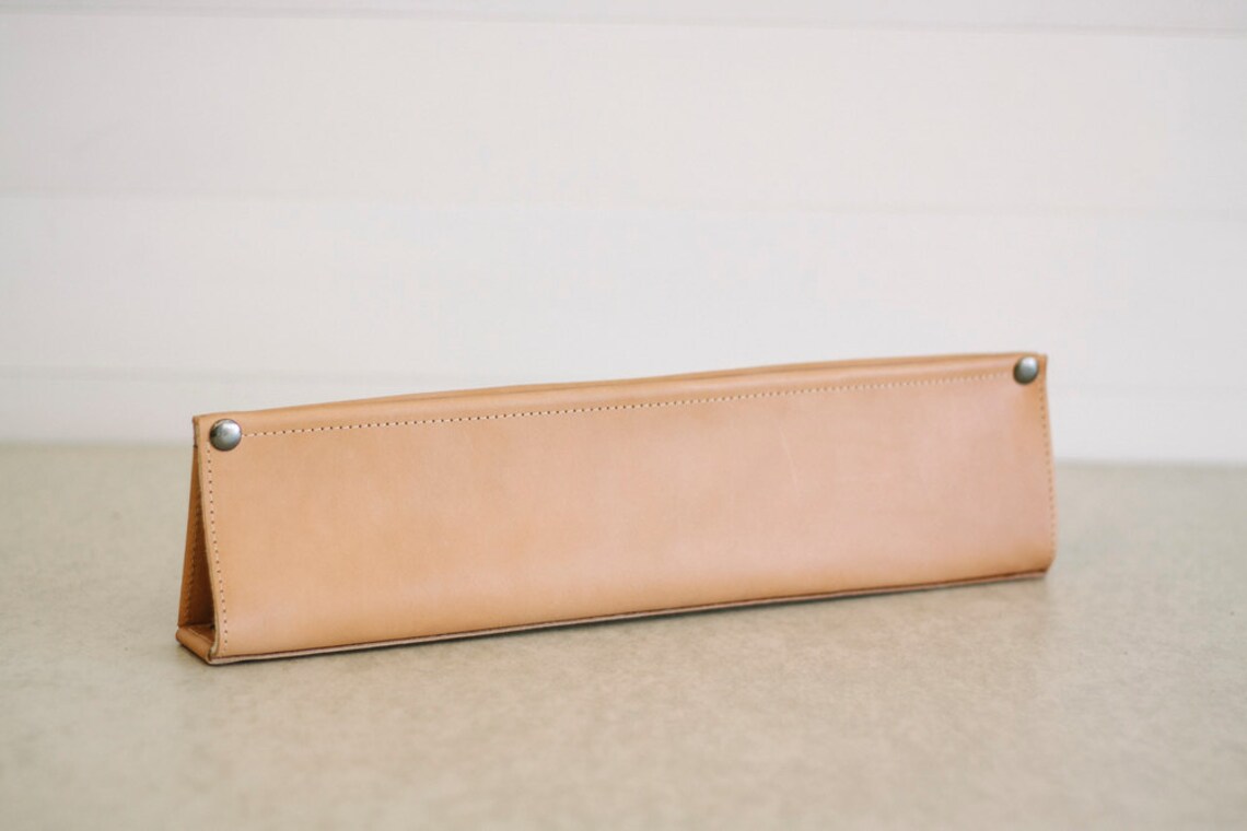 Leather Knife Case // 4 Knife Kit by Fullgive in Natural - Etsy