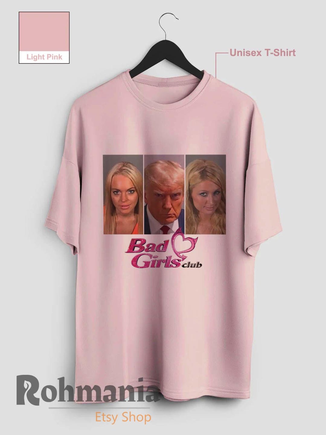 Bad Girls Club T Shirt, Funny Meme Shirt, Personalized Casual T-shirt ...