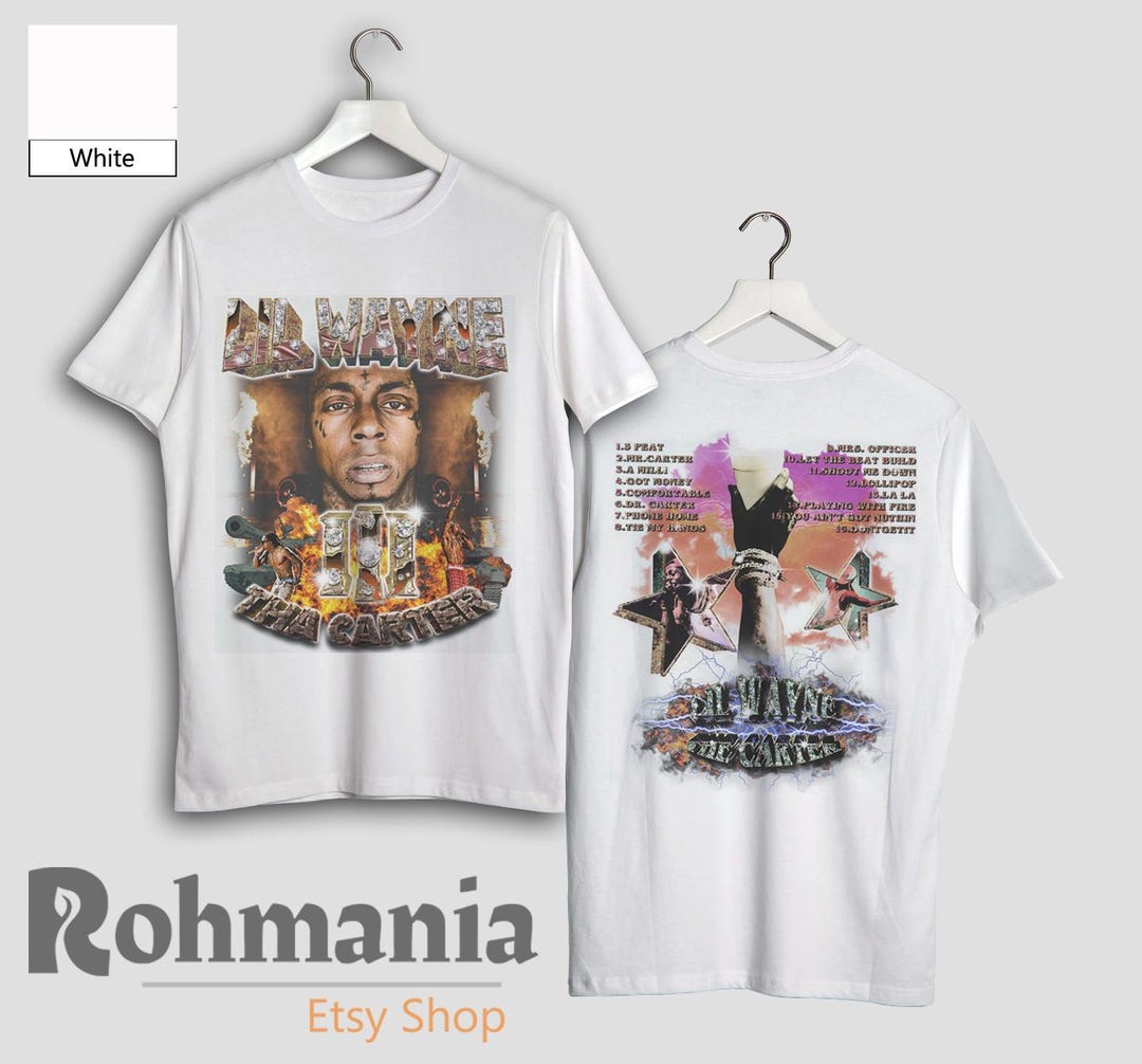 Lil Wayne Tha Carter T-shirt: 90s Retro Rap Hip Hop Music Merch Shirt ...