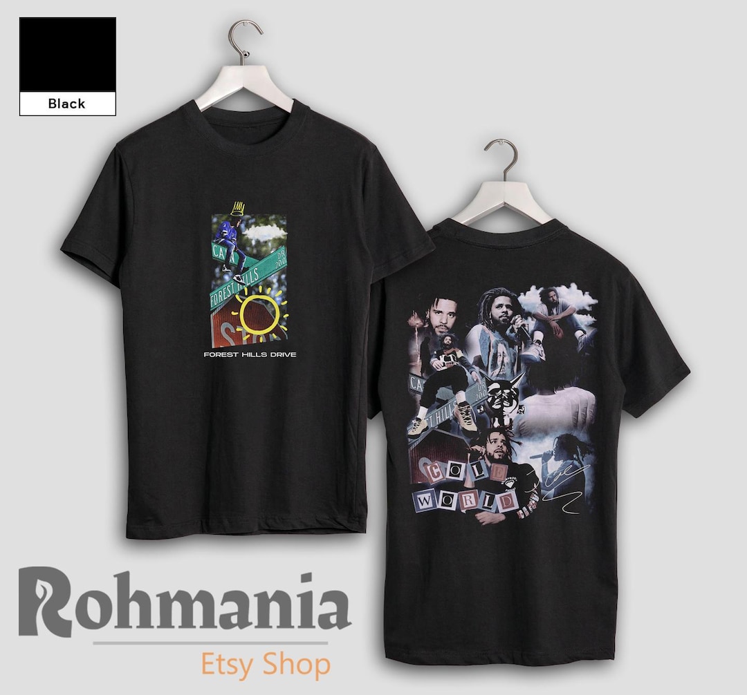 J Cole T Shirt, Cole World Shirt, J Cole Forest Hills Drive, Rap Hip ...