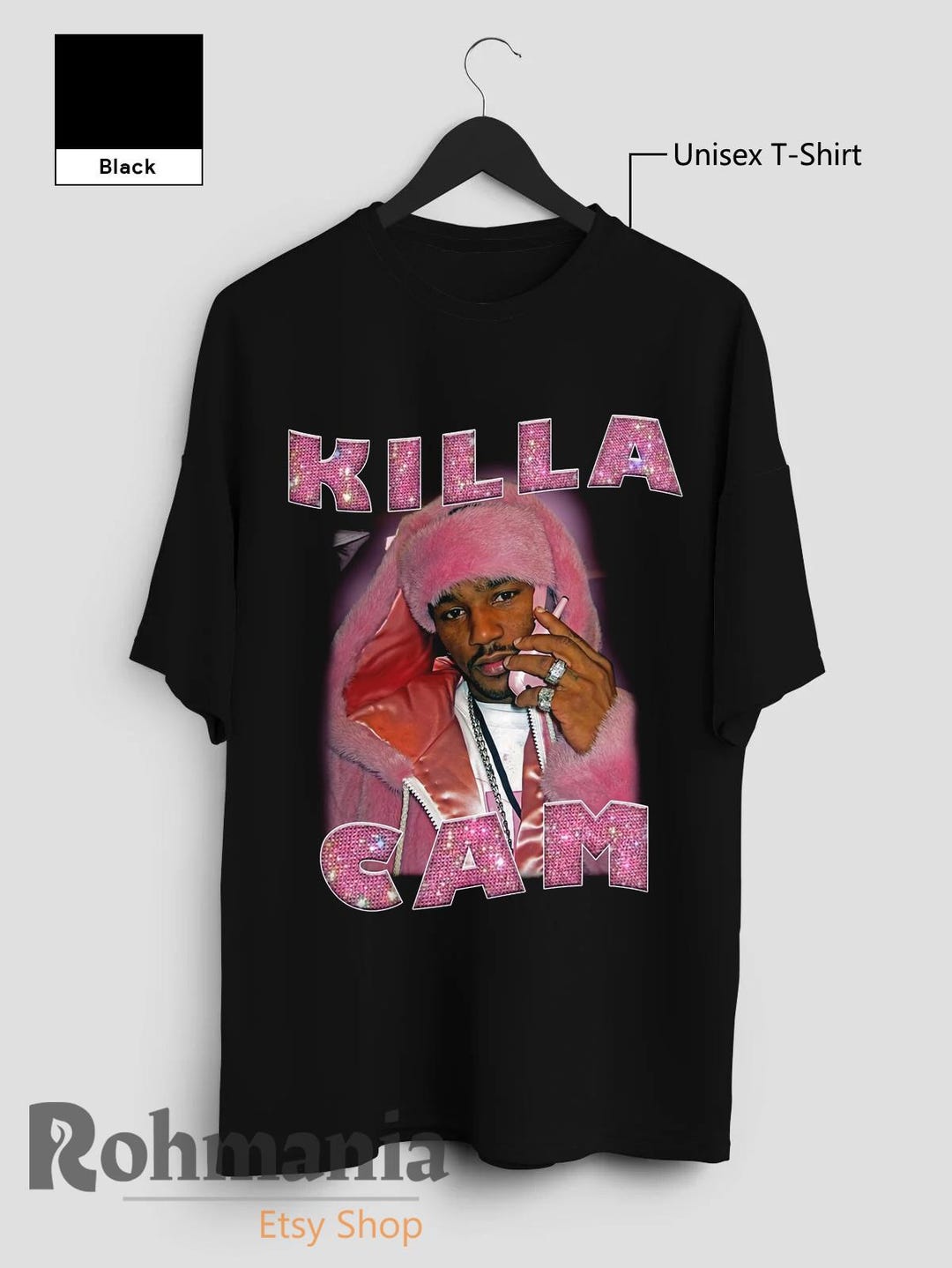 Killa Cam T Shirt, Cam'ron Giles Shirt, Rap Hip Hop Music Merch, 90s ...