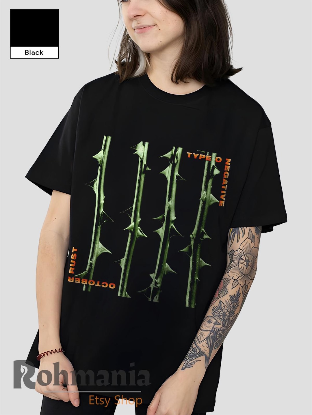Type O Negative October Rust T-shirt: 90s Retro Metal Band Merch Shirt ...