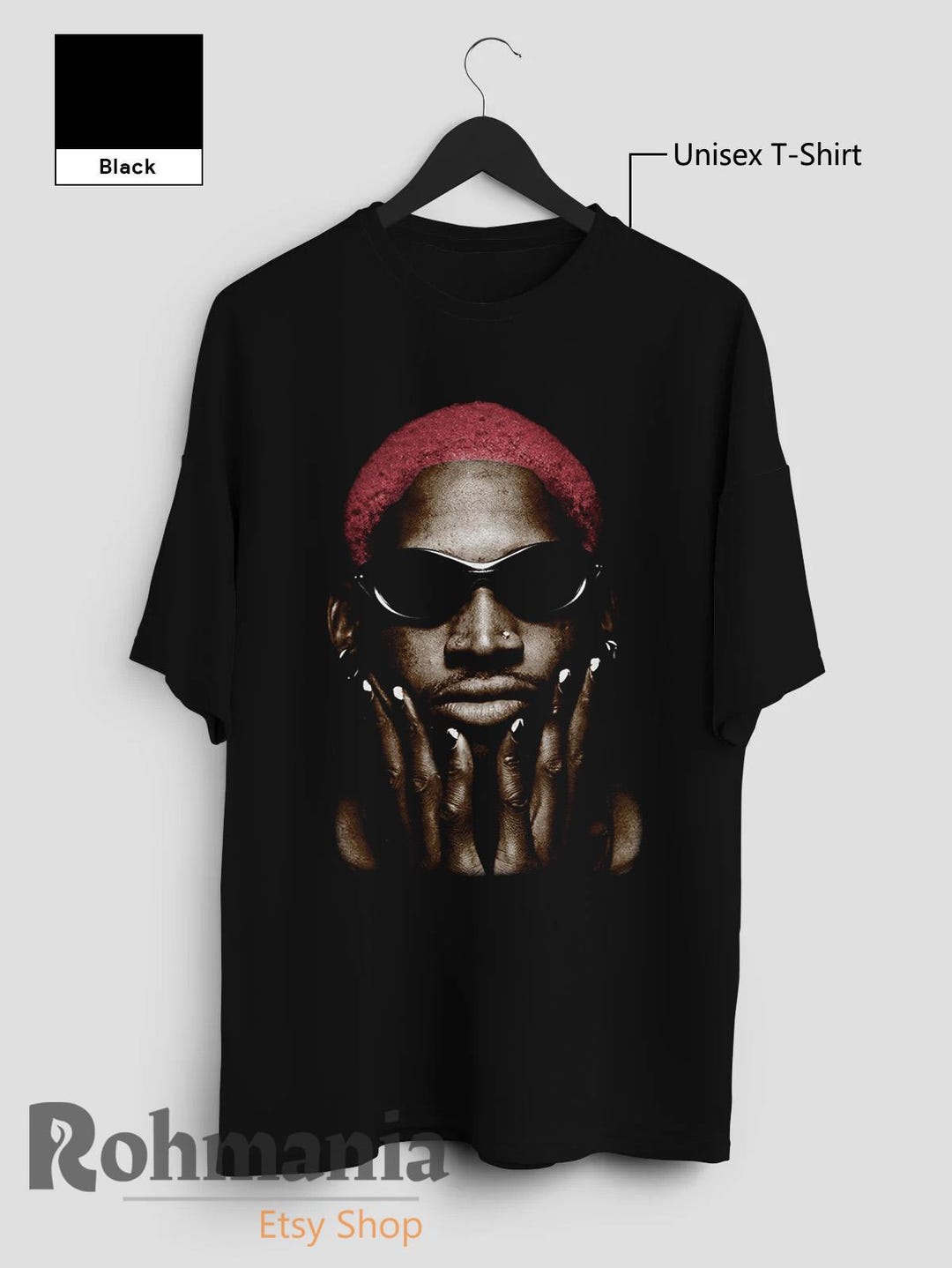 Dennis Rodman T Shirt, Dennis Rodman the Worm Shirt, Basketball Legend ...