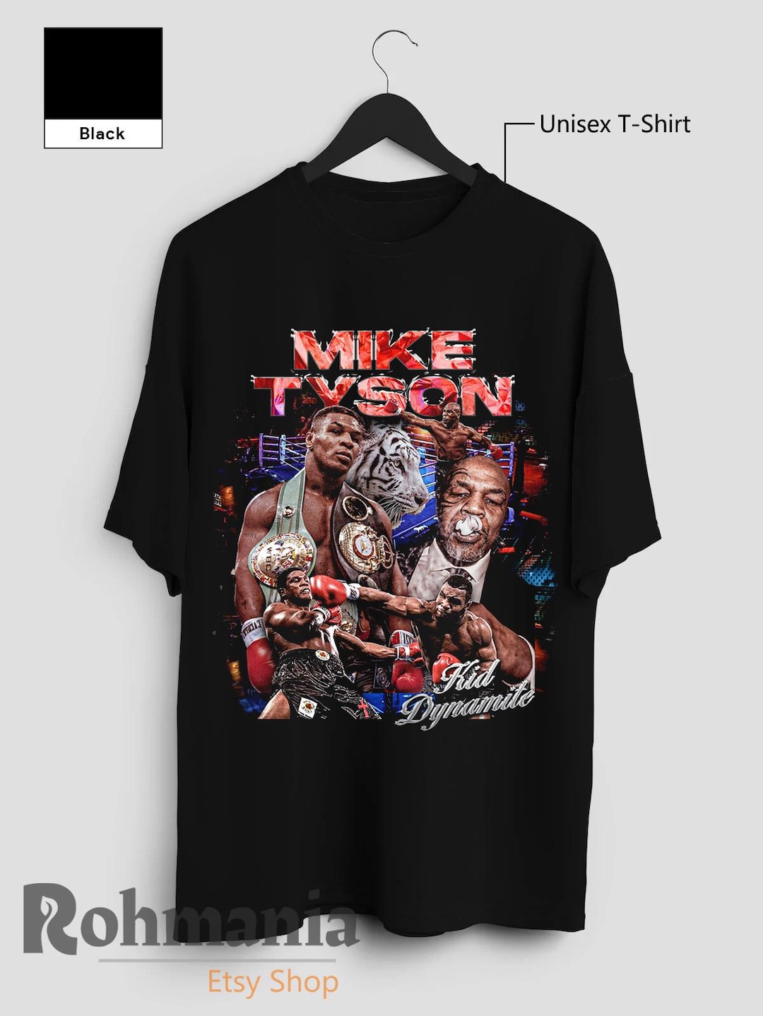 Iron Mike Tyson T-shirt: Kid Dynamite Boxing Sport Fan Merch Shirt ...