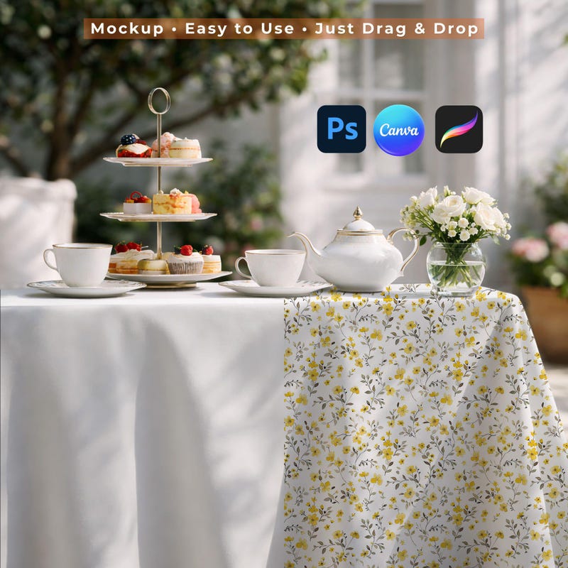 Tablecloth Scenes - Etsy