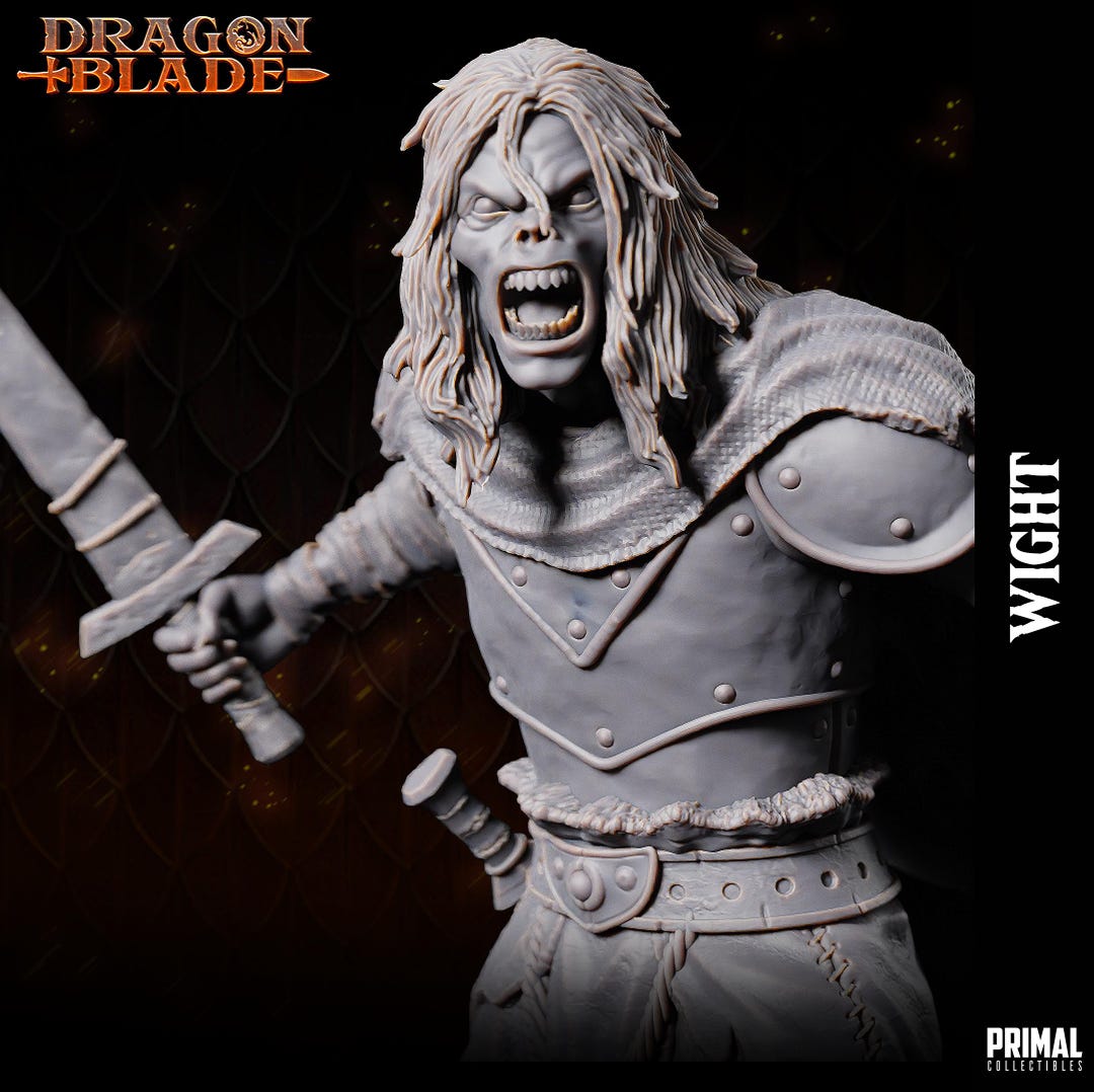 Wight 3 - 32mm or 75mm Miniature, 16k Definition, Dragonblade - Etsy