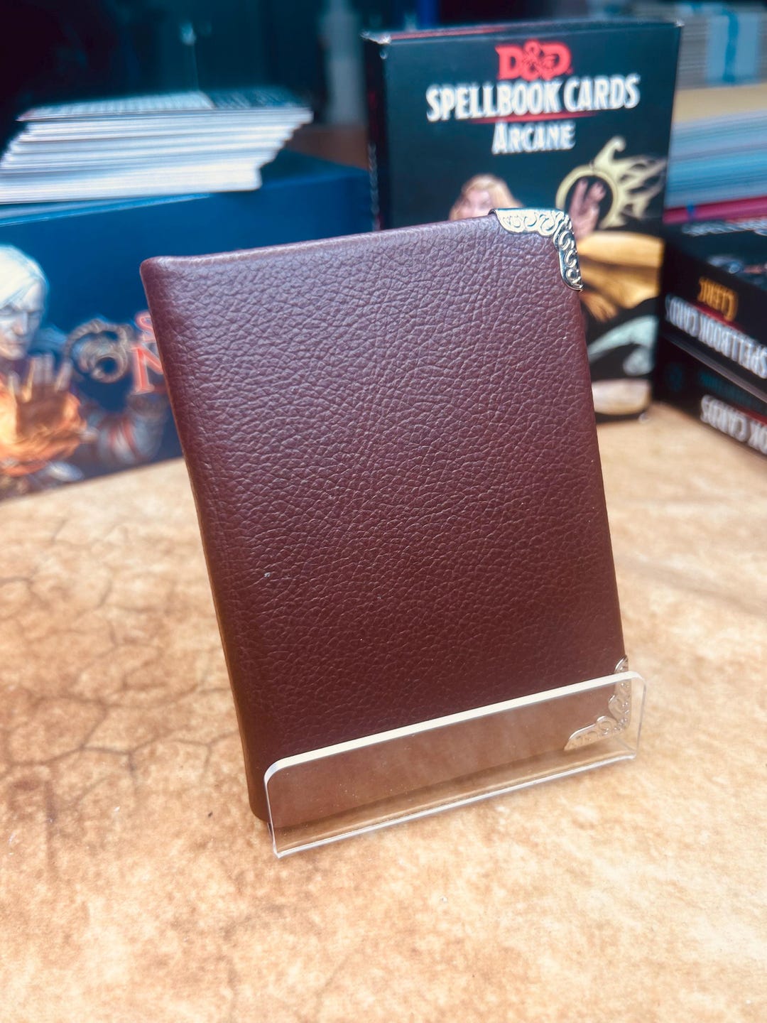 Brown Leather 1 Insert Mini Spellbook for D&D, Pathfinder, Other Rpgs ...