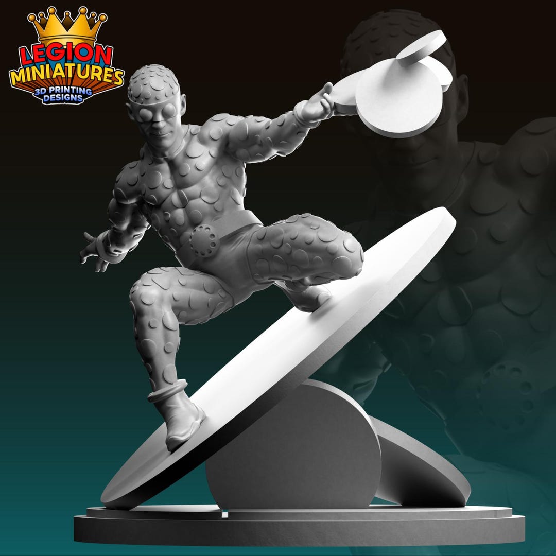 Circles Man - 32mm, 40mm (MCP Scale), or 75mm Miniature, 16k Definition ...