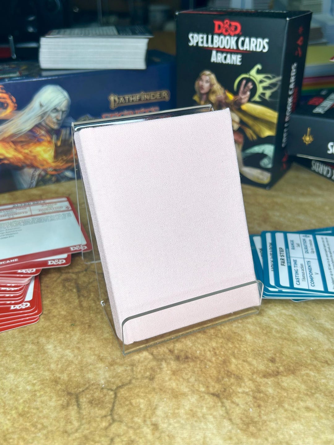 Pink Cloth 1 Insert Mini Hardback Spellbook, Notebook, or Journal With ...