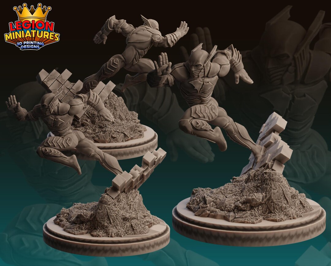 Scarlet Death - 32mm, 40mm (marvel Crisis Protocol Scale), or 75mm ...