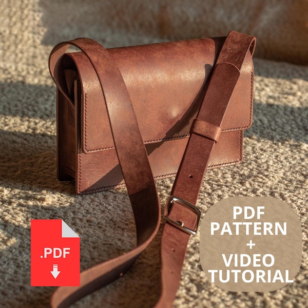 Leather Crossbody Pattern - Etsy