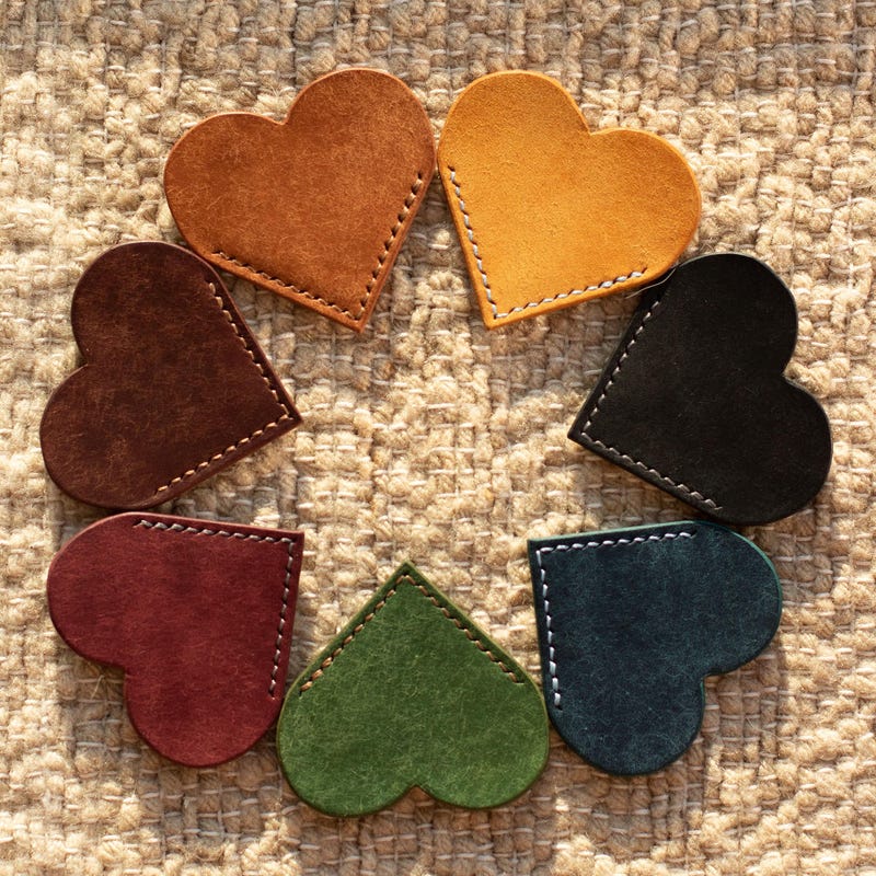 Leather Heart Shape - Etsy