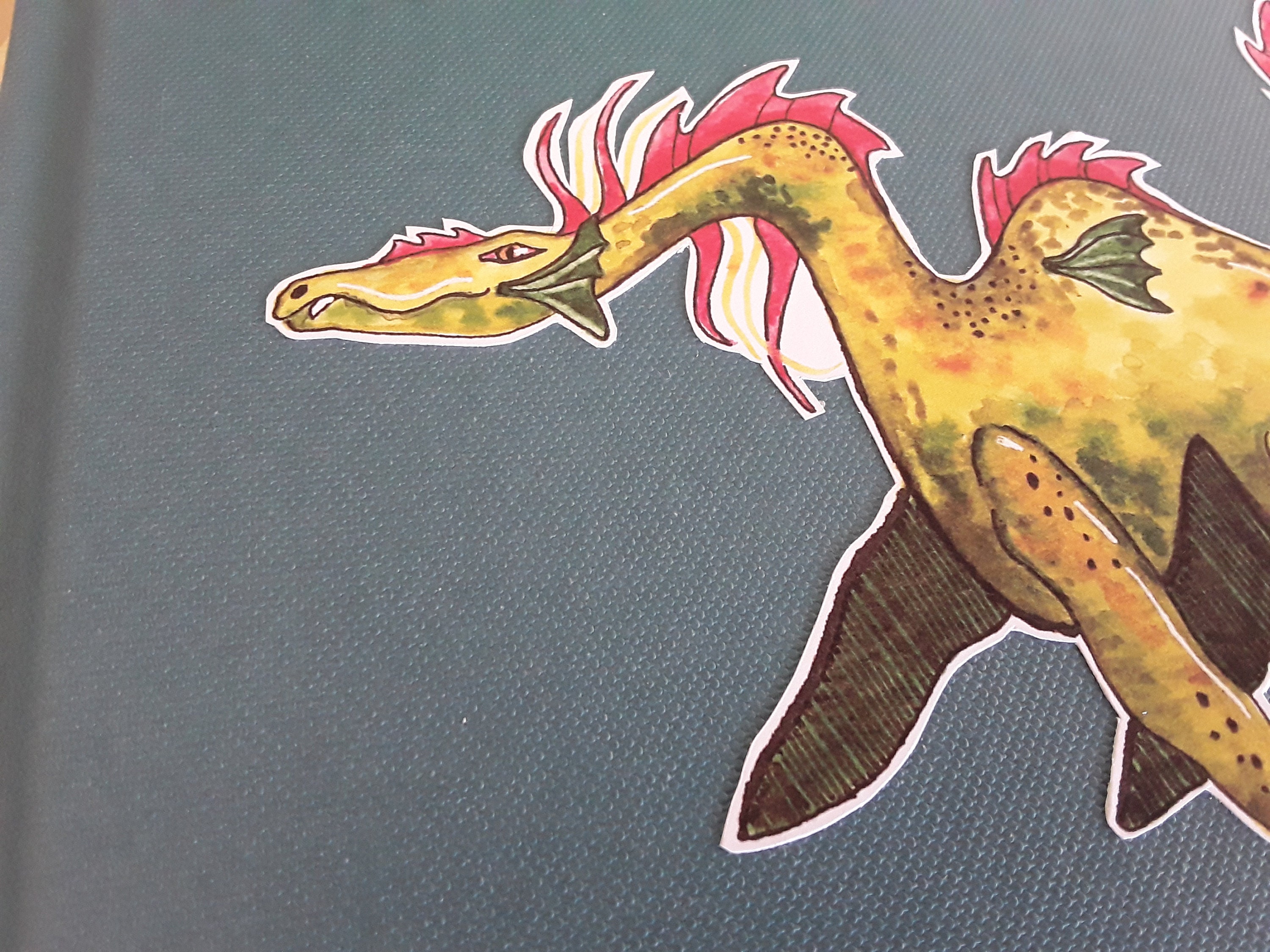 Nessy Sticker, la pegatina del monstruo del lago Ness, pegatina de arte ...