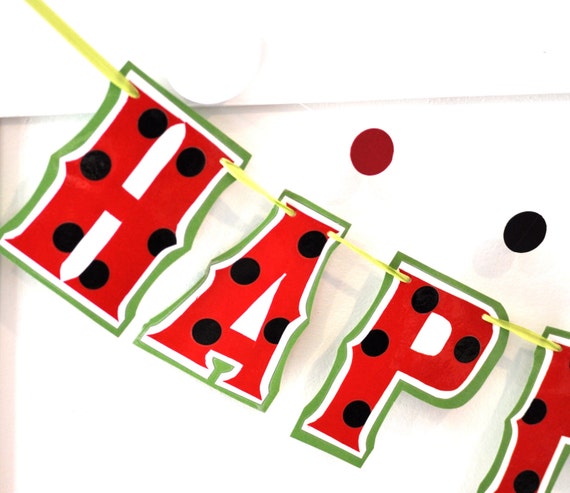 Watermelon Party Banner, Watermelon Birthday Party, Watermelon Decor ...