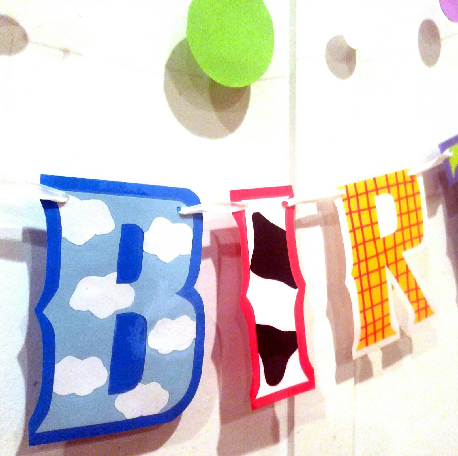 Toy Story HAPPY BIRTHDAY Banner Toy Story Party Decor Toy - Etsy