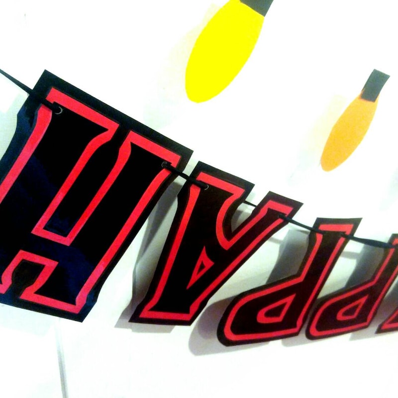Strangers Things Banner - Etsy