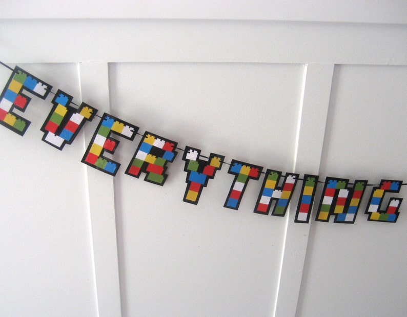 EVERYTHING IS AWESOME Banner Everything is Awesome Birthday - Etsy