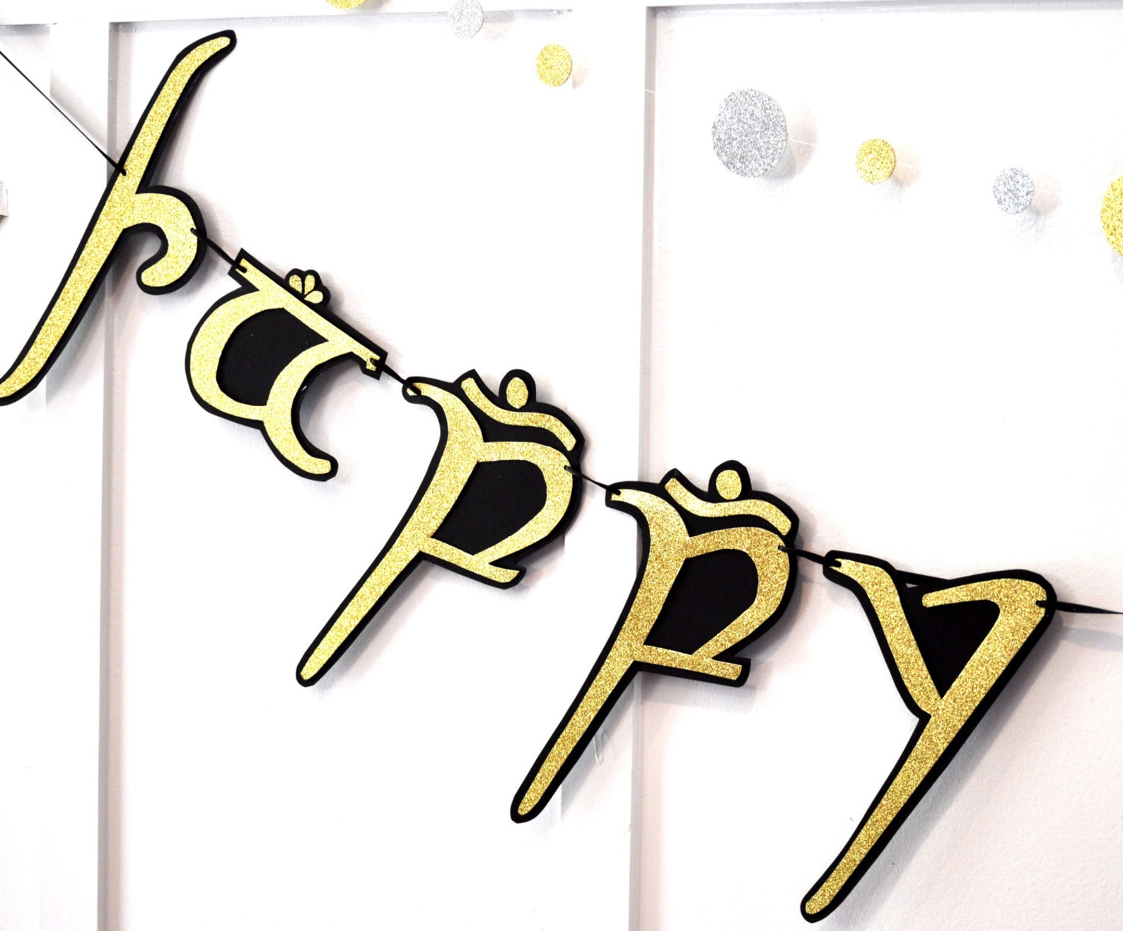 Elvish Birthday Banner, Hobbit Birthday Decor, Script Banner ...