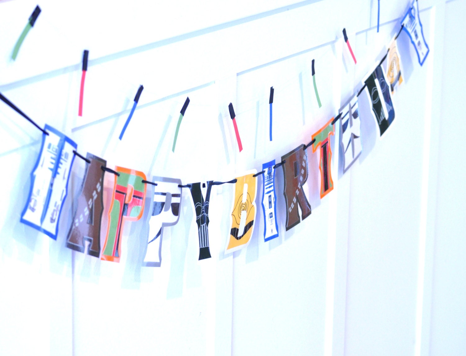 3PO Birthday Banner Storm Trooper Party Supplies Star Wars - Etsy